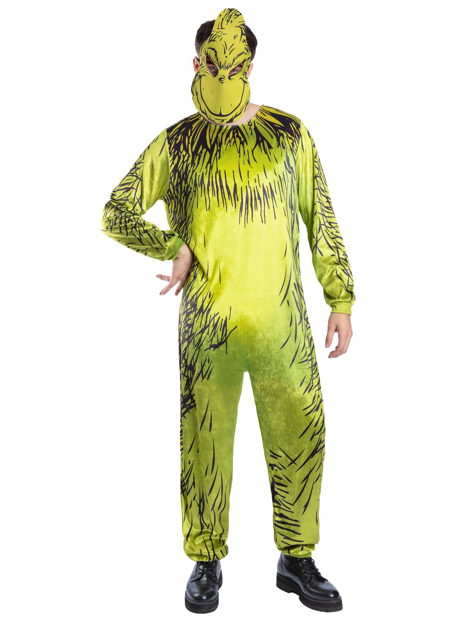 Dr Seuss The Grinch Costume Jumpsuit & Mask – Escapade